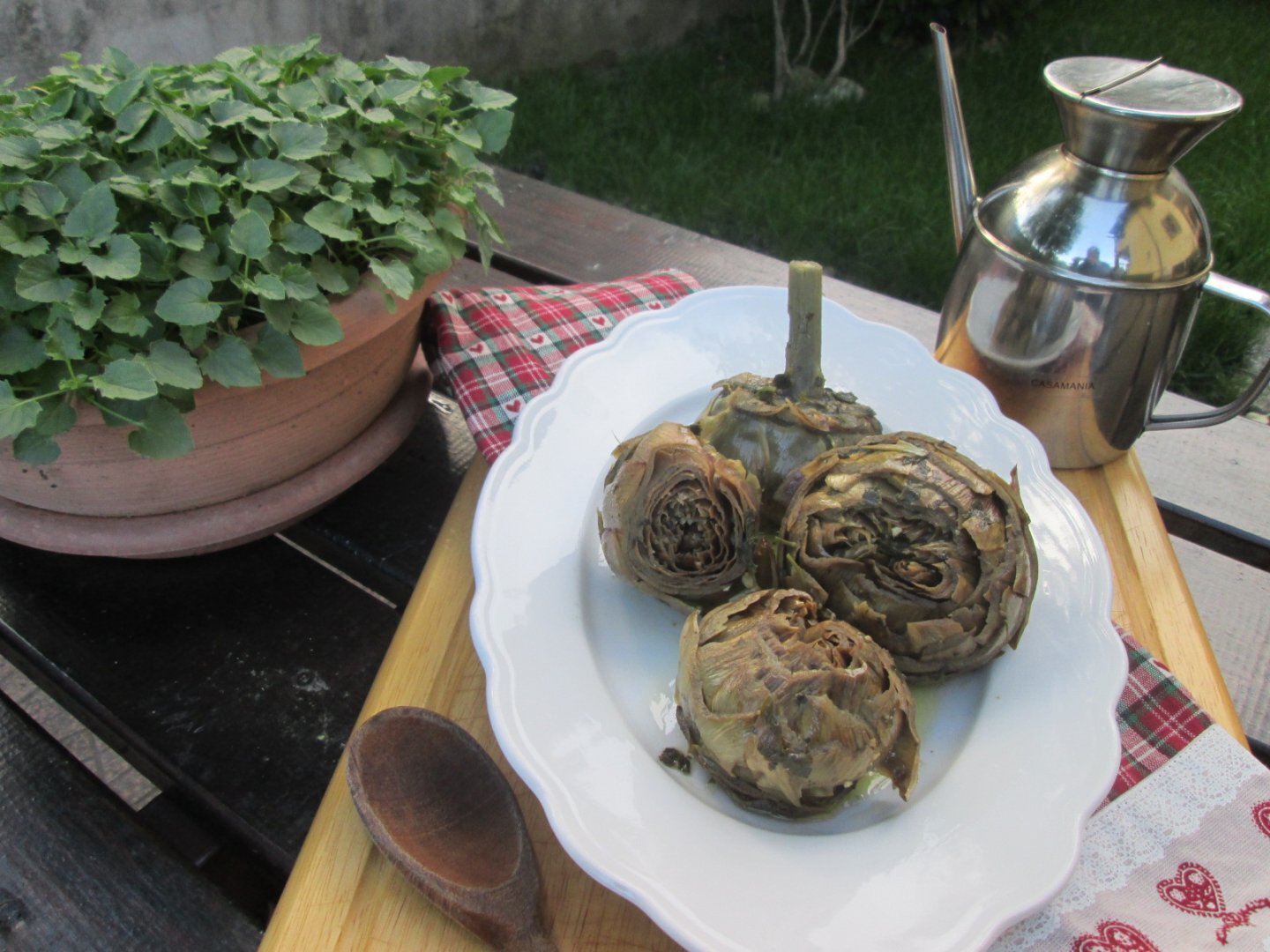 Receita de alcachofra à romana