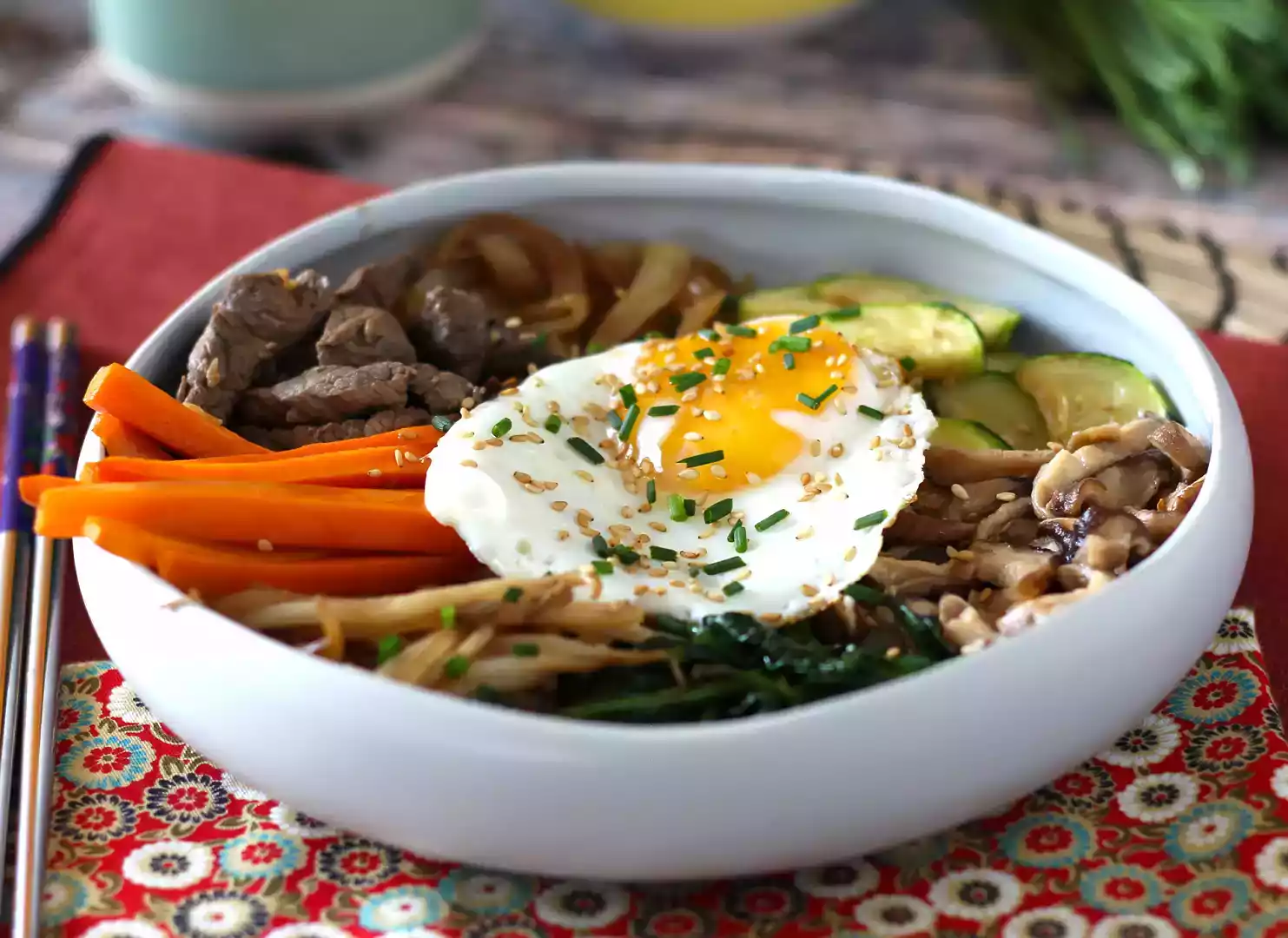 Receita de bibimbap, o prato coreano tradicional!