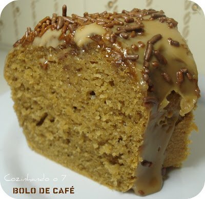 Receita de bolo de café