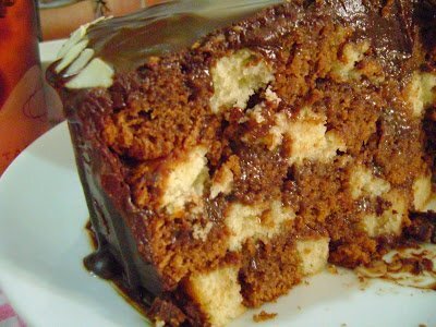 Receita de bolo xadrez