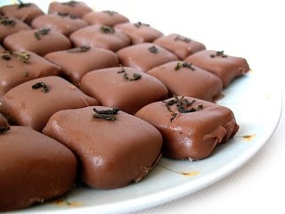 Receita fácil de bombons de chá verde com jasmim