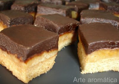 Receita de shortcake de caramelo ou millionaire