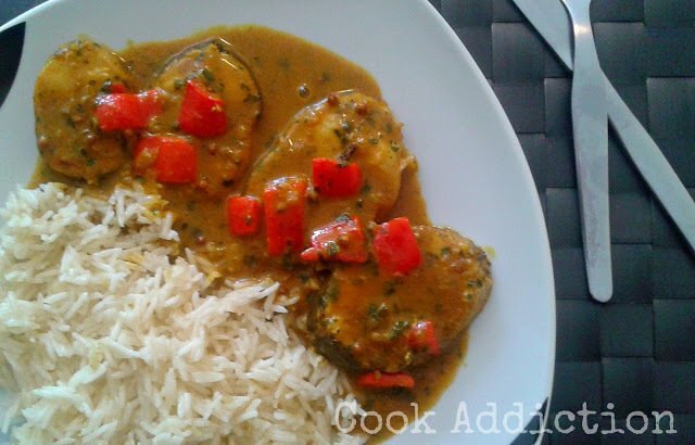 Receita de caril de pescada simples e saborosa
