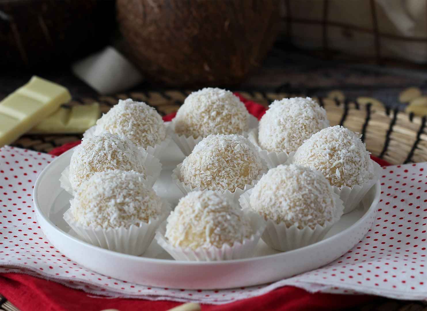 Receita de chocolate raffaello caseiro