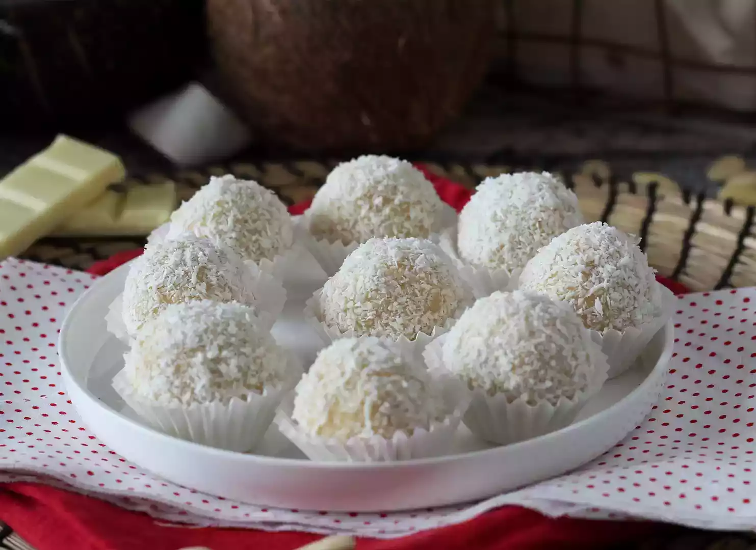Receita de chocolate raffaello caseiro
