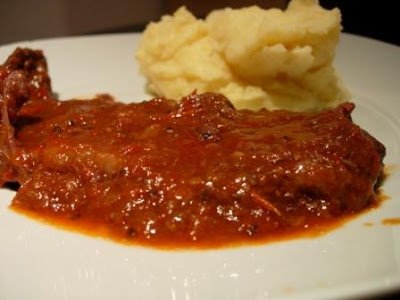 Receita de bifes de tomatada à moda portuguesa
