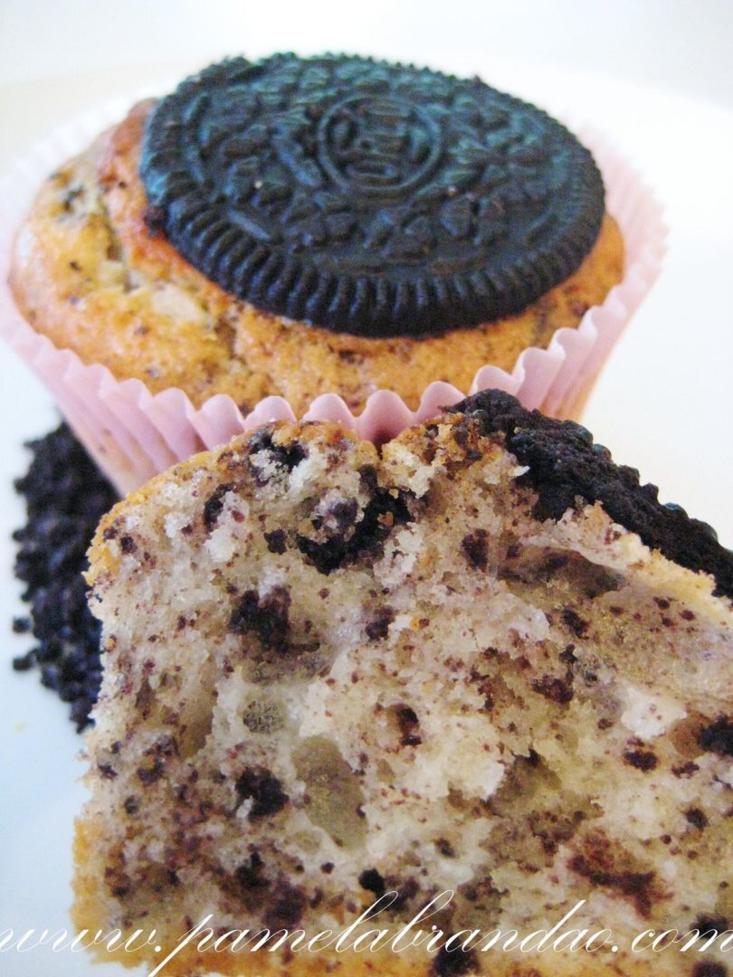 Receita de cupcake de oreo (negresco)