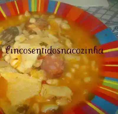 Receita de dobrada com feijão
