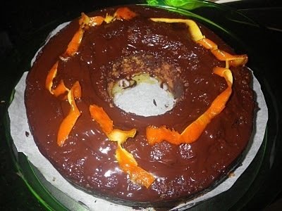 Receita de encharcada de laranja e chocolate deliciosa