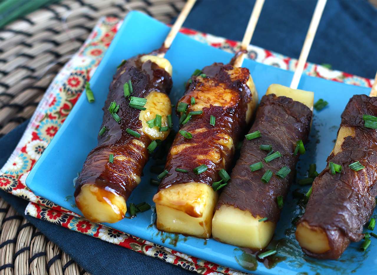 Receita de espeto japonês yakitori