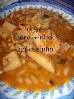 Receita de feijoada de choco