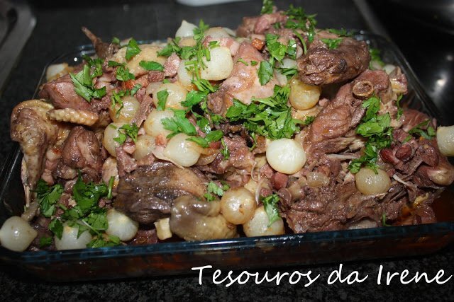 Receita de frango à bordalesa