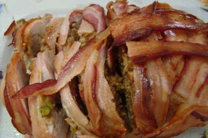 Receita de frango atropelado recheado fácil e saboroso