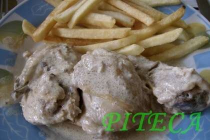 Receita de frango com natas fácil e saboroso