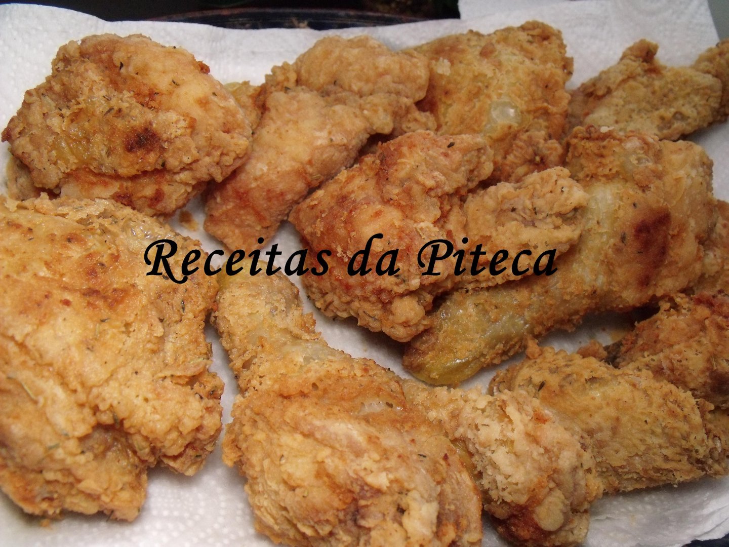 Receita de frango frito à minha moda e fácil de fazer