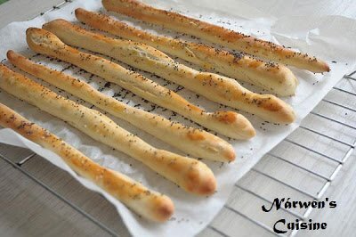 Receita de grissinis