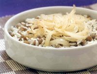 Receita de mjadra (vegana)