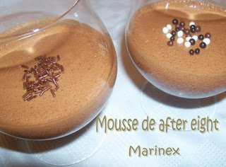 Receita de mousse de after eight