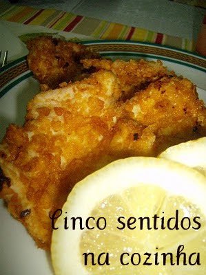 Receita de panados de frango em crosta de corn flakes