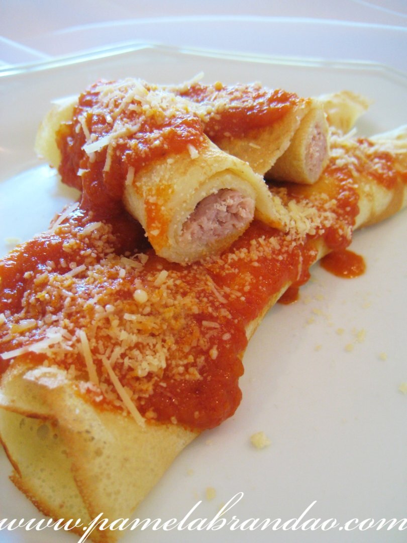 Receita de panqueca salgada