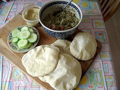 Receita de pão sírio (pão árabe)