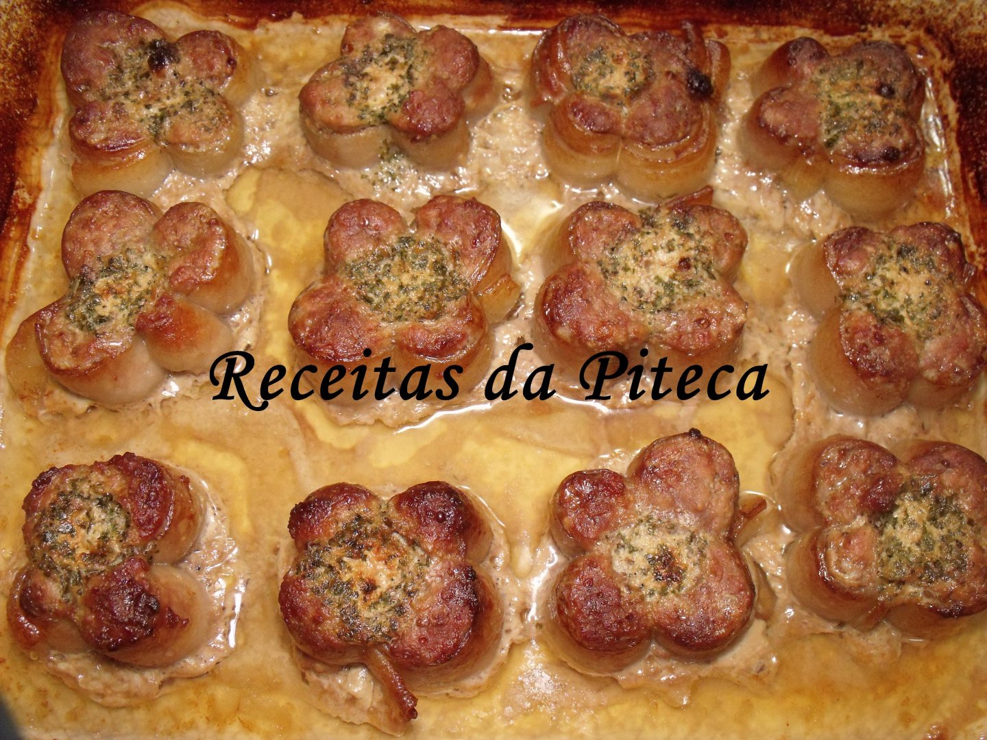 Receita de popietes de porco assadas no forno