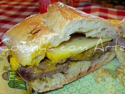 Receita de prego no pão