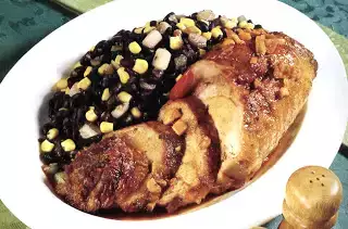 Receita de rôtis de peru com feijão preto