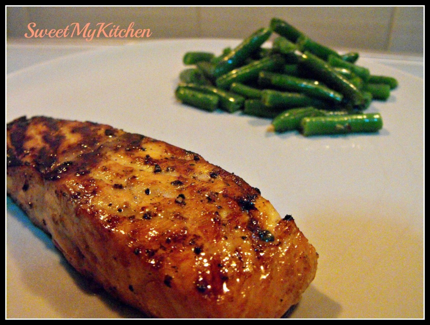 Receita de salmão grelhado com gengibre simples e saudável