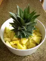 Receita fácil de sumo de ananás saudável e delicioso