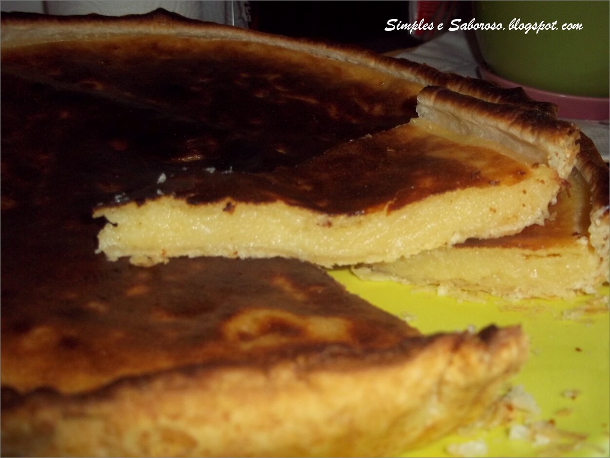 Receita de tarte de nata clássica e deliciosa