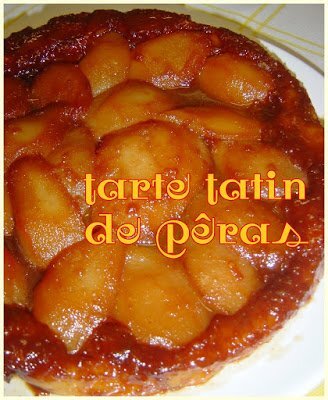 Receita de tarte tatin de pêras