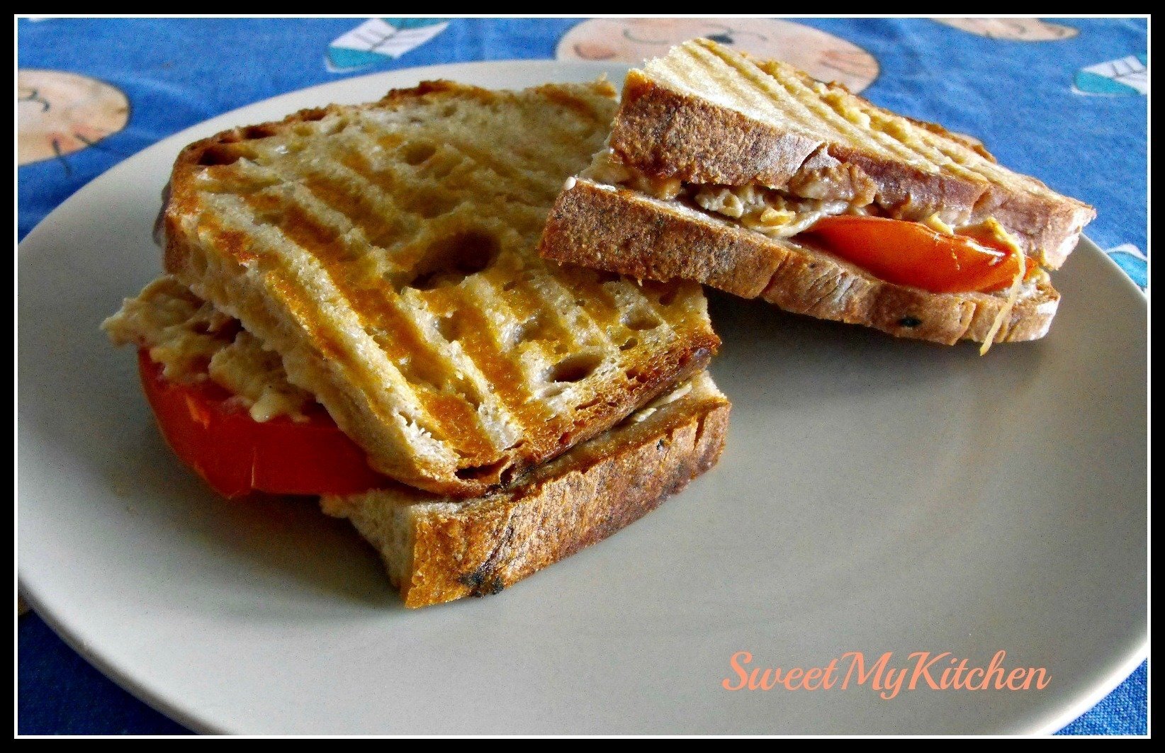 Tosta de frango e tomate - Receita Petitchef